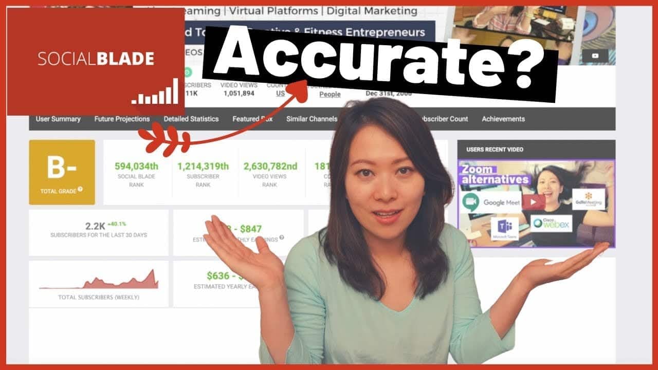 Socialblade YouTube - How Accurate Is It Compared To Real Data From My ...